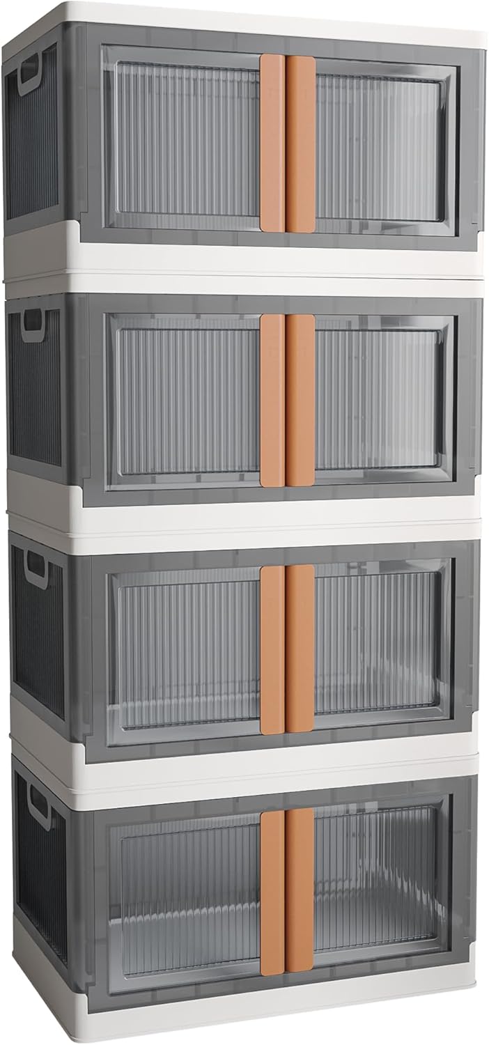 NETEL Contenedores de almacenamiento con tapas, caja de almacenamiento ...