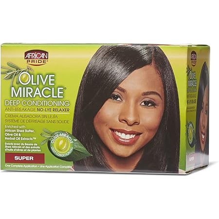 Amazon.com : African Pride Hair Conditioner and Relaxer Kit, Regular ...