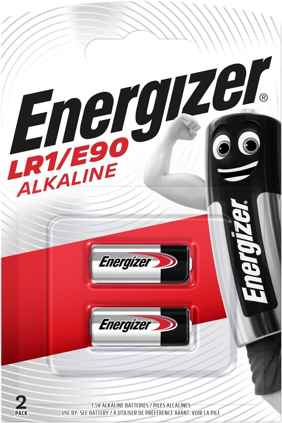 Energizer LR1/E90 Alkaline Batteries, 1.5V, Pack of 2: Amazon.co.uk ...