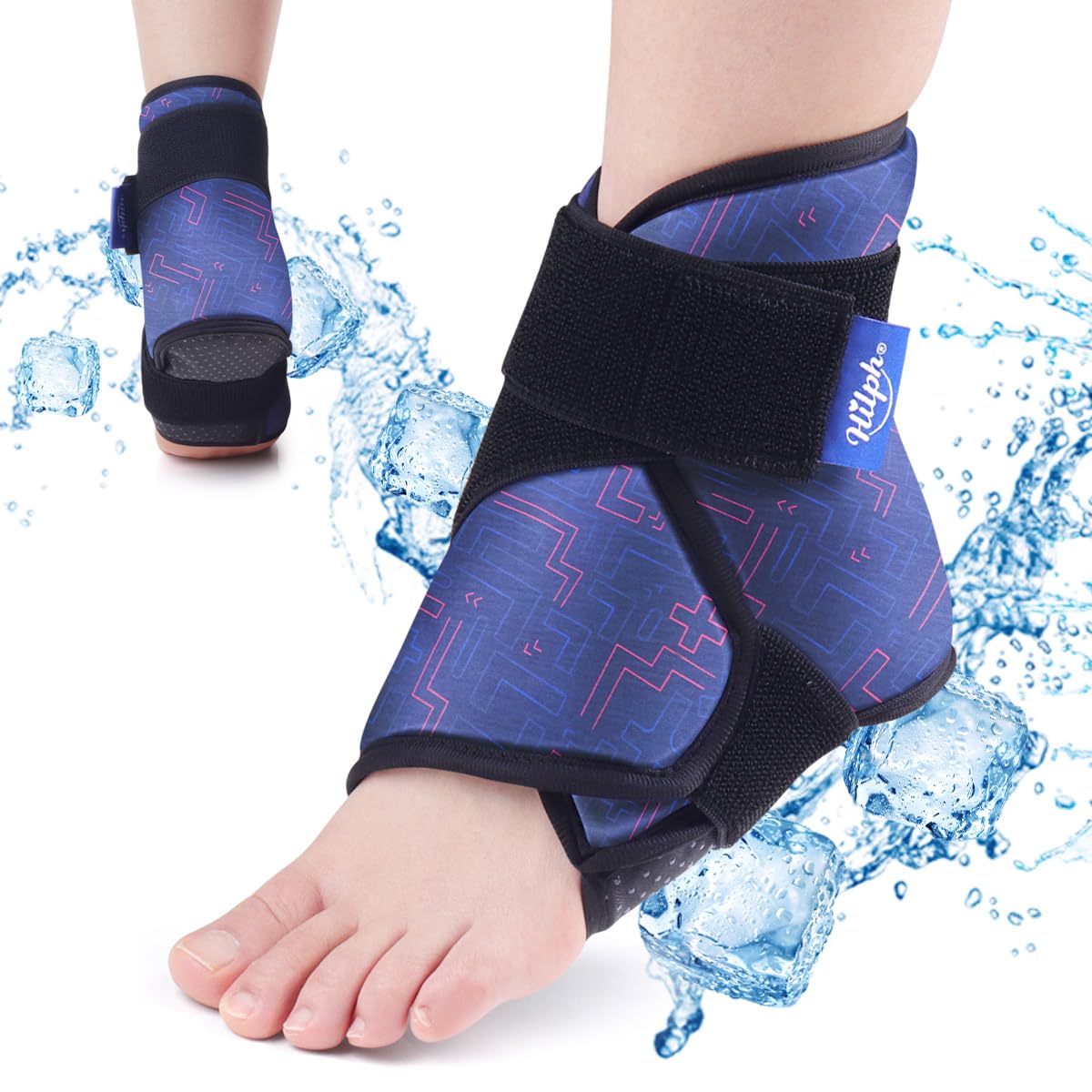 Amazon.com: Hilph Ankle Heel Ice Pack Wrap for Swelling & Achilles ...