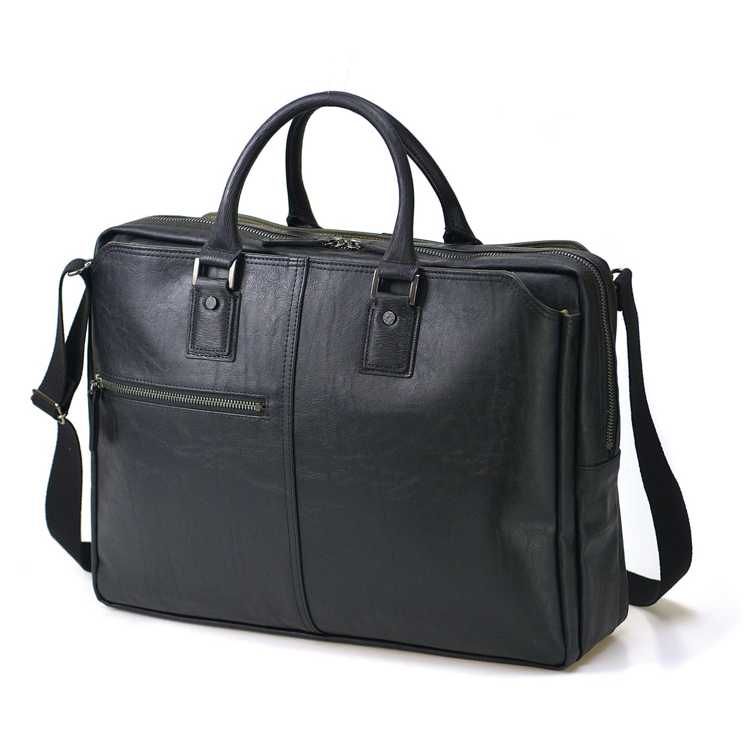 Amazon.co.jp: [BAGGEX] ブリーフケース B4書類対応 PC（13インチ）対応ポケット付 豊岡製 通勤向き ショルダーベルト付 (ブラック) : ファッション