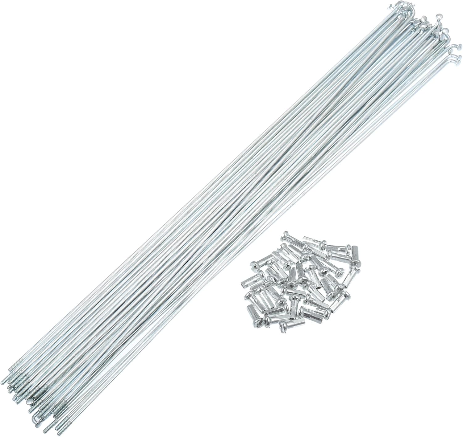 Amazon.com : X AUTOHAUX 36pcs 14G J Bend Bicycle Galvanized Spokes ...