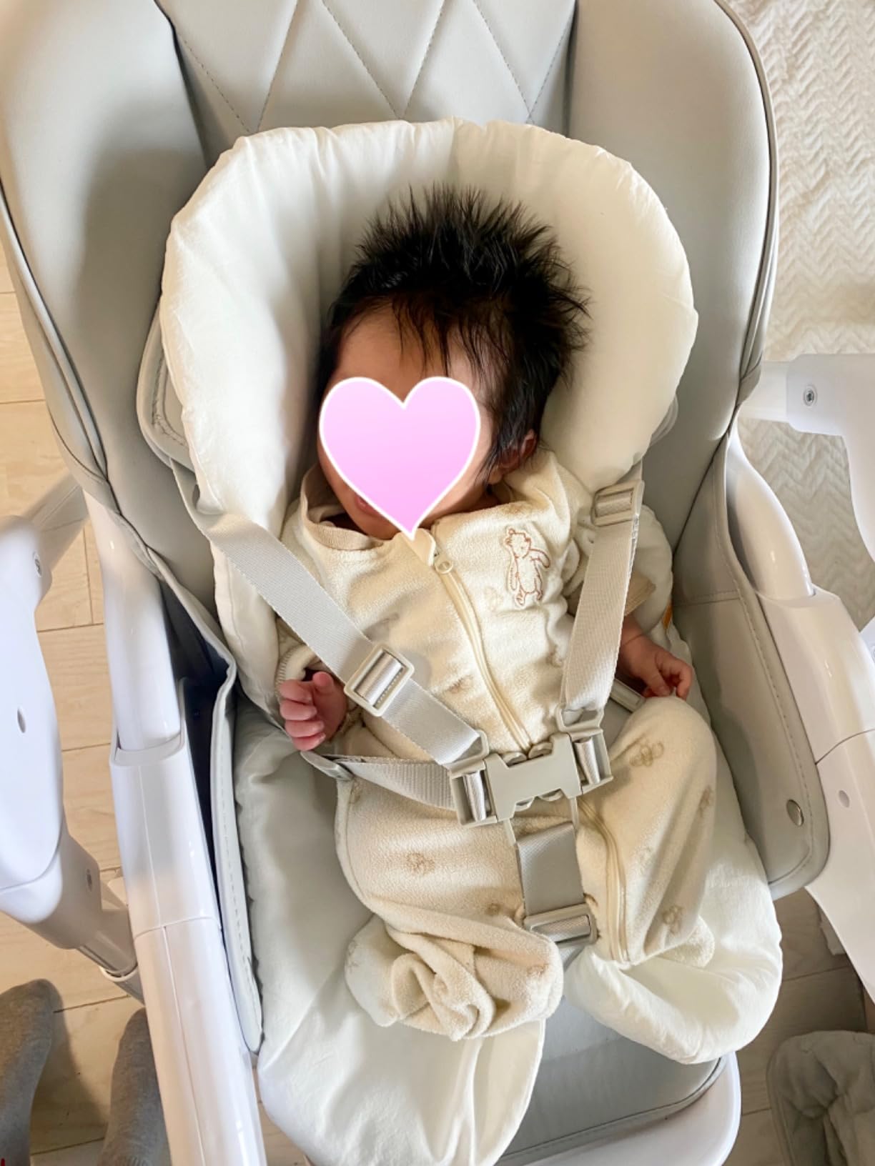 Amazon.co.jp: Thinkmax H22 Baby Chair, High Chair & Low Chair, Foldable, 3 Tier Table Included ...