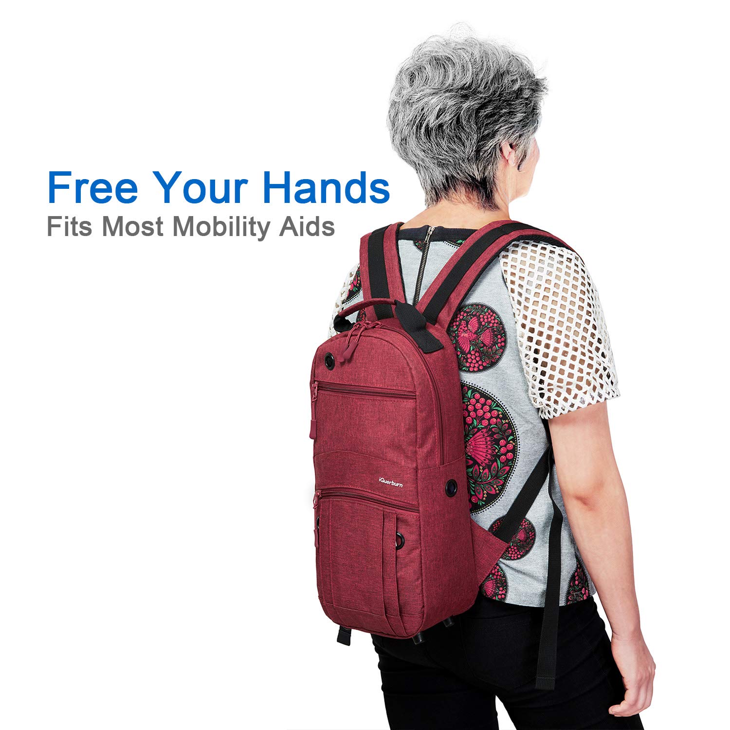 iGuerburn Oxygen Tank Backpack Portable Oxygen Cylinder Carrying ...