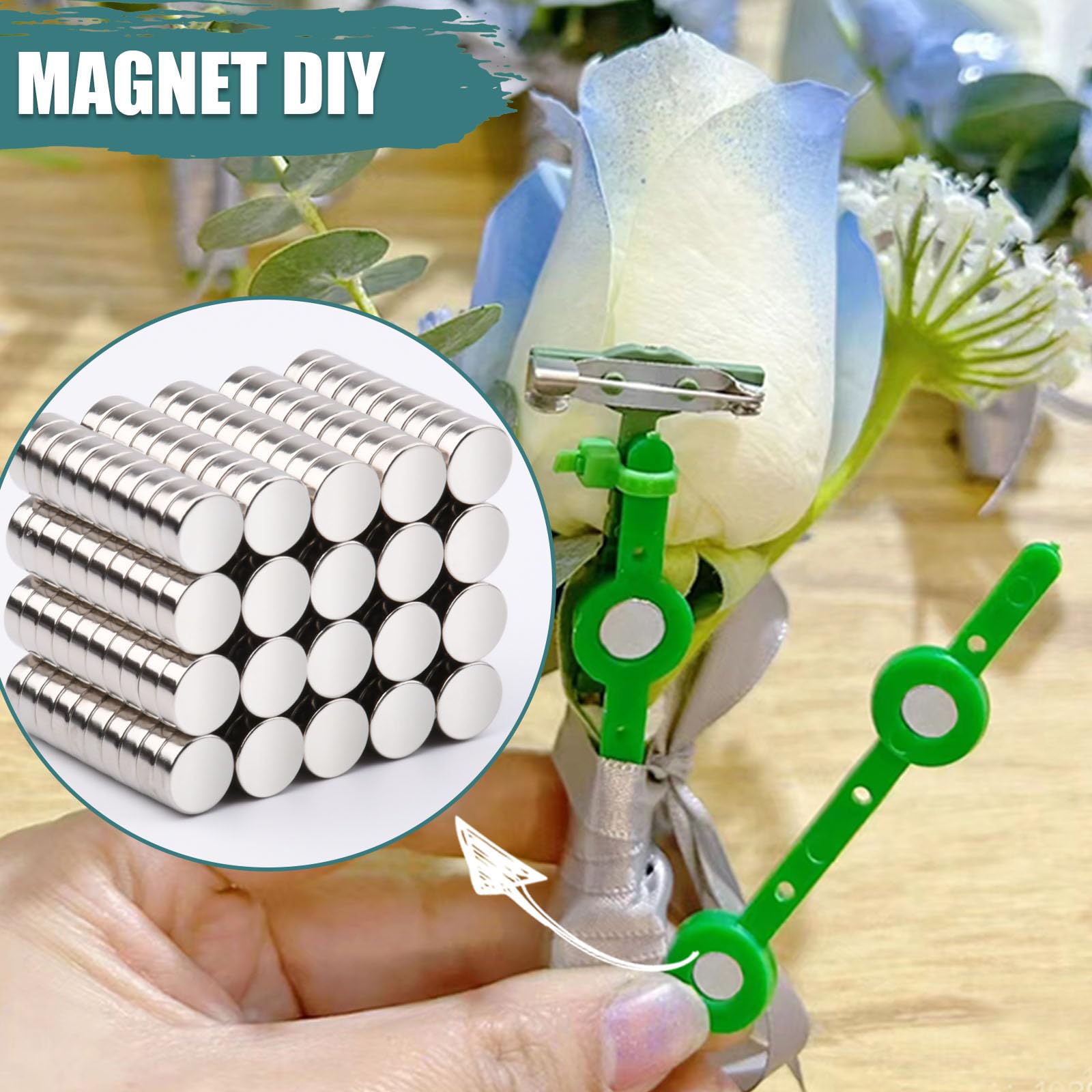 Snapklik.com : MAGXCENE 180Pcs Small Neodymium Disc Magnets For Crafts