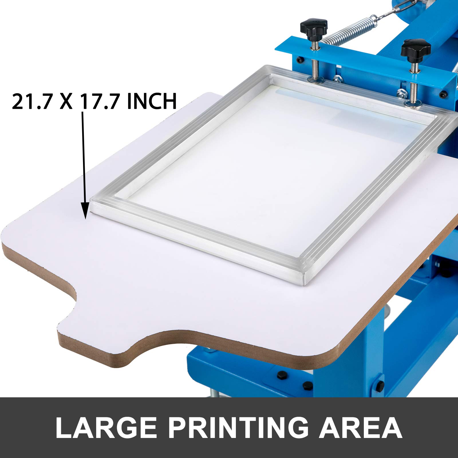 Screen Printing Machine Vevor Screen Printing Press 4 Color 1 Station ...