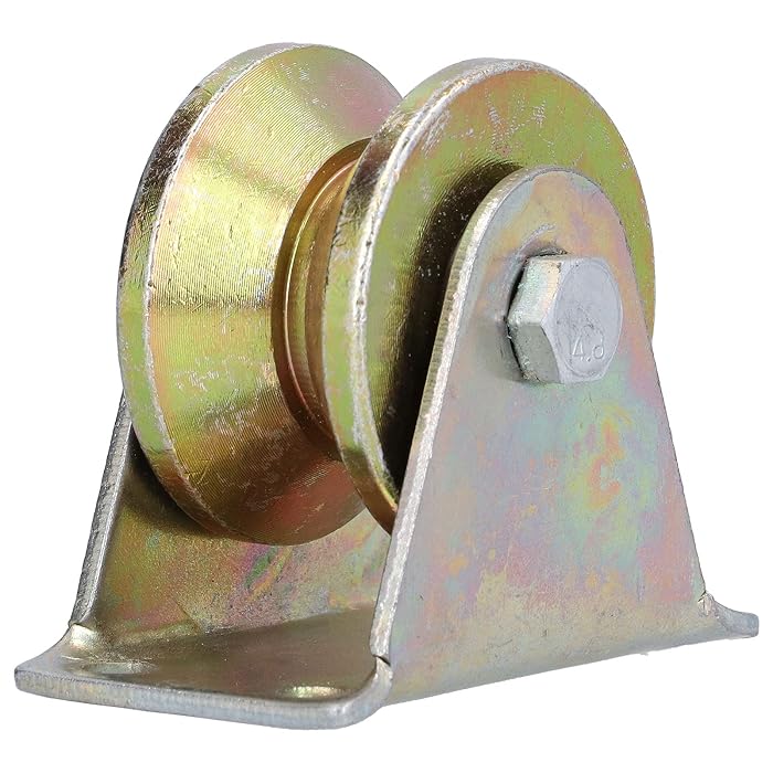 Buy Pulley Wheel, Gate Wheel Caster Wire Rope Pulley Grooves Wheel for ...