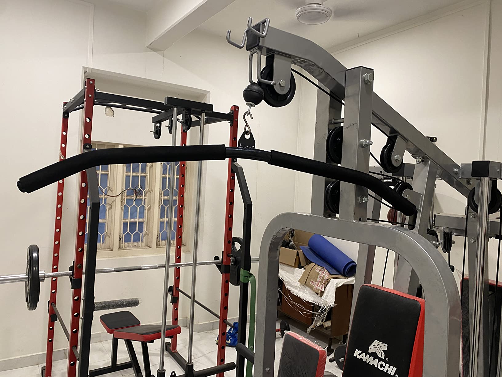 IBS LAT Pulldown Bar - Rotating Pull Bar for Home Bodybuilding ...