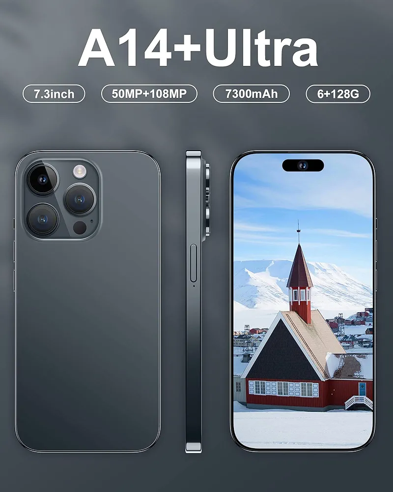 WV LeisureMaster A14 Pro Max 5G Unlocked Smartphone - 6GB+128GB Fully ...