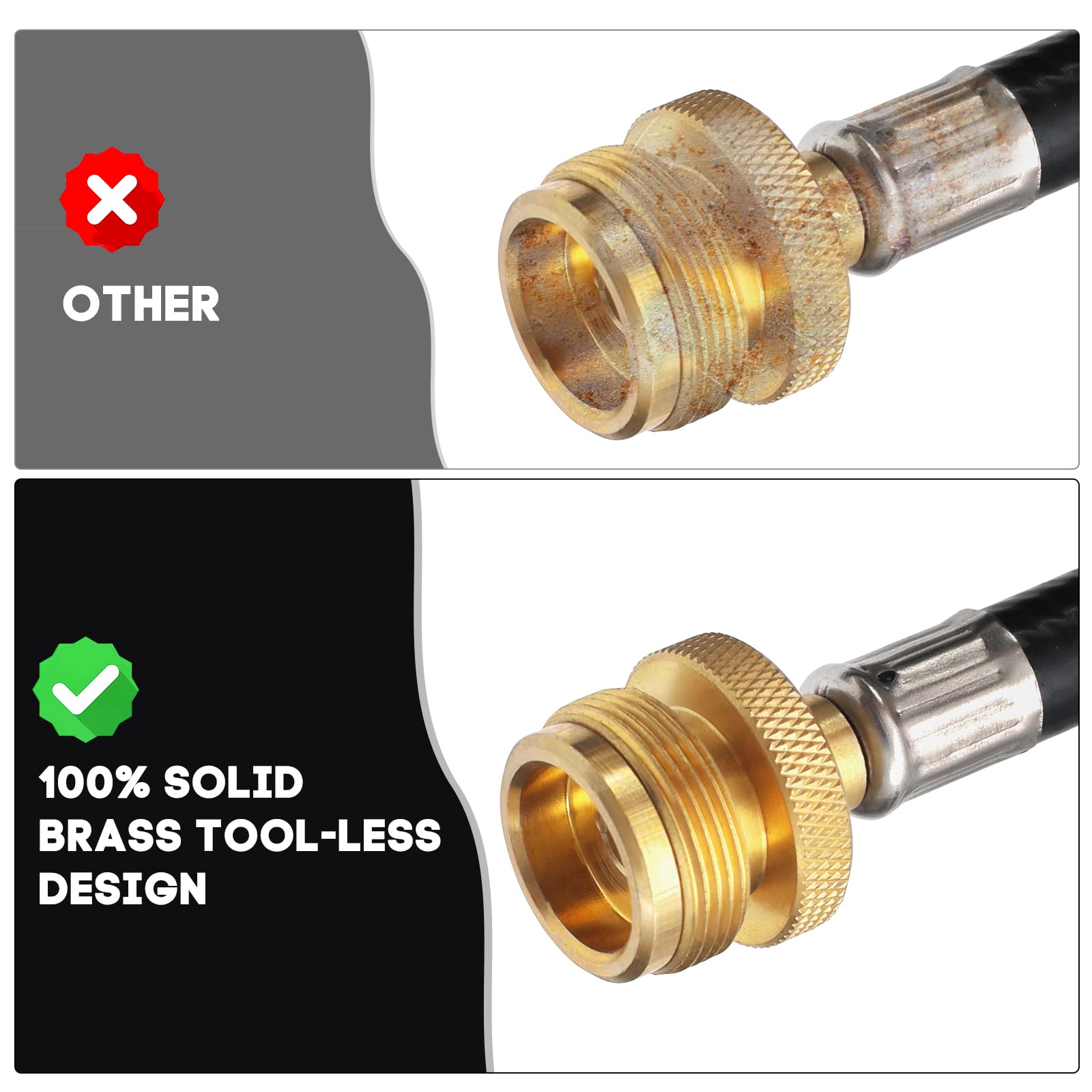 Snapklik.com : 12FT Propane Torch Extension Hose Propane Tank Tee ...