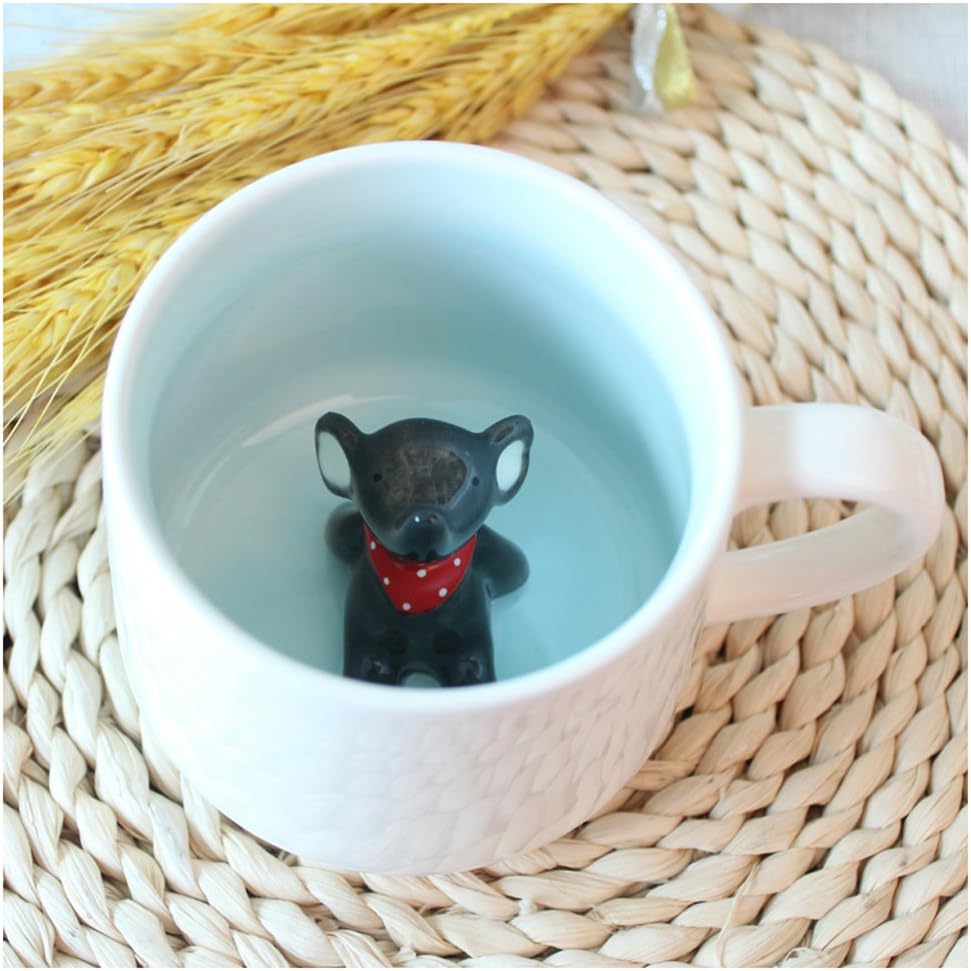 Amazon.com: 3D Cute Animal Ceramics Coffee Cup Office Cup : Home & Kitchen