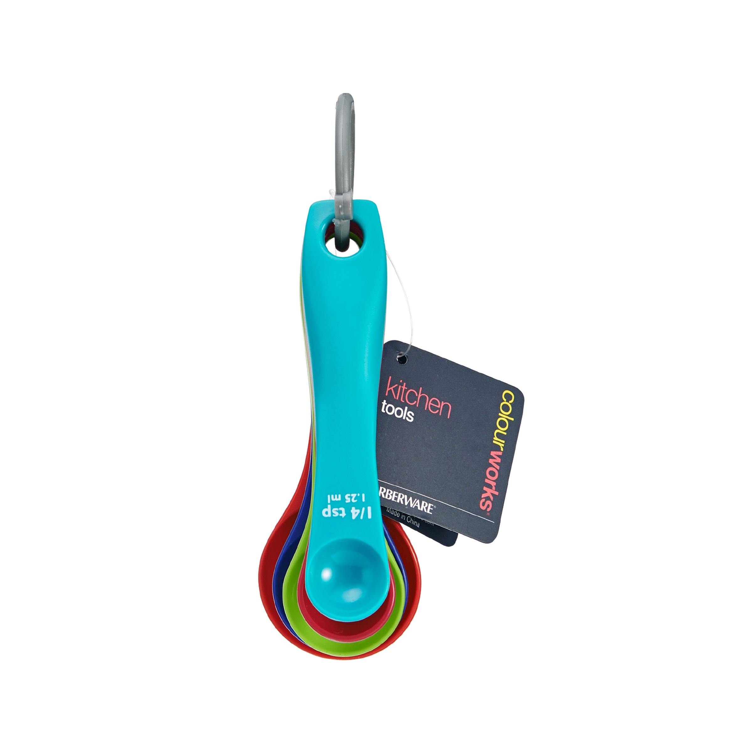 Snapklik.com : Assorted Colourworks Measuring Spoons, Set Of 5
