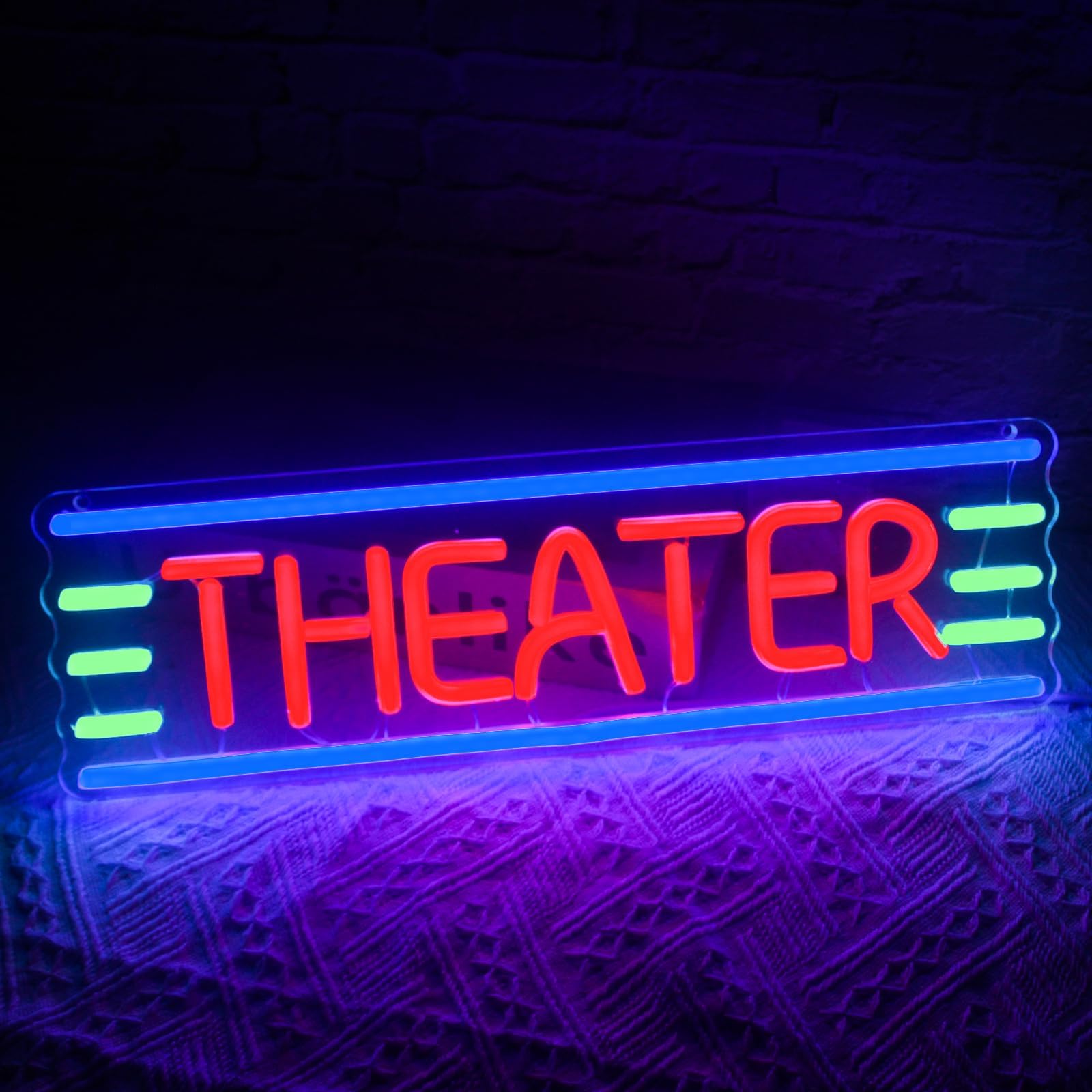 Amazon.com : Theater Neon Sign Movie Posters Sign Movie Theater Wall ...
