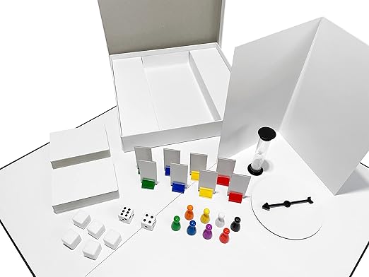 Amazon.com: Create Your Own Board Game Set – DIY Kit with Blank Game ...