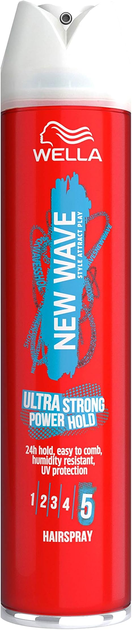 Wella New Wave Ultra Strong Power Hold Hairspray – 24-Hour Hold ...
