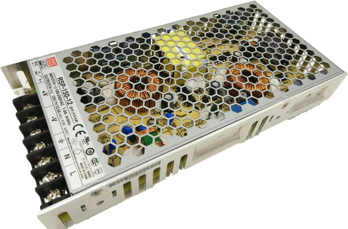 Amazon.com: Meanwell RSP-150-24 Power Supply - 150W 24V 6.3A - Low ...