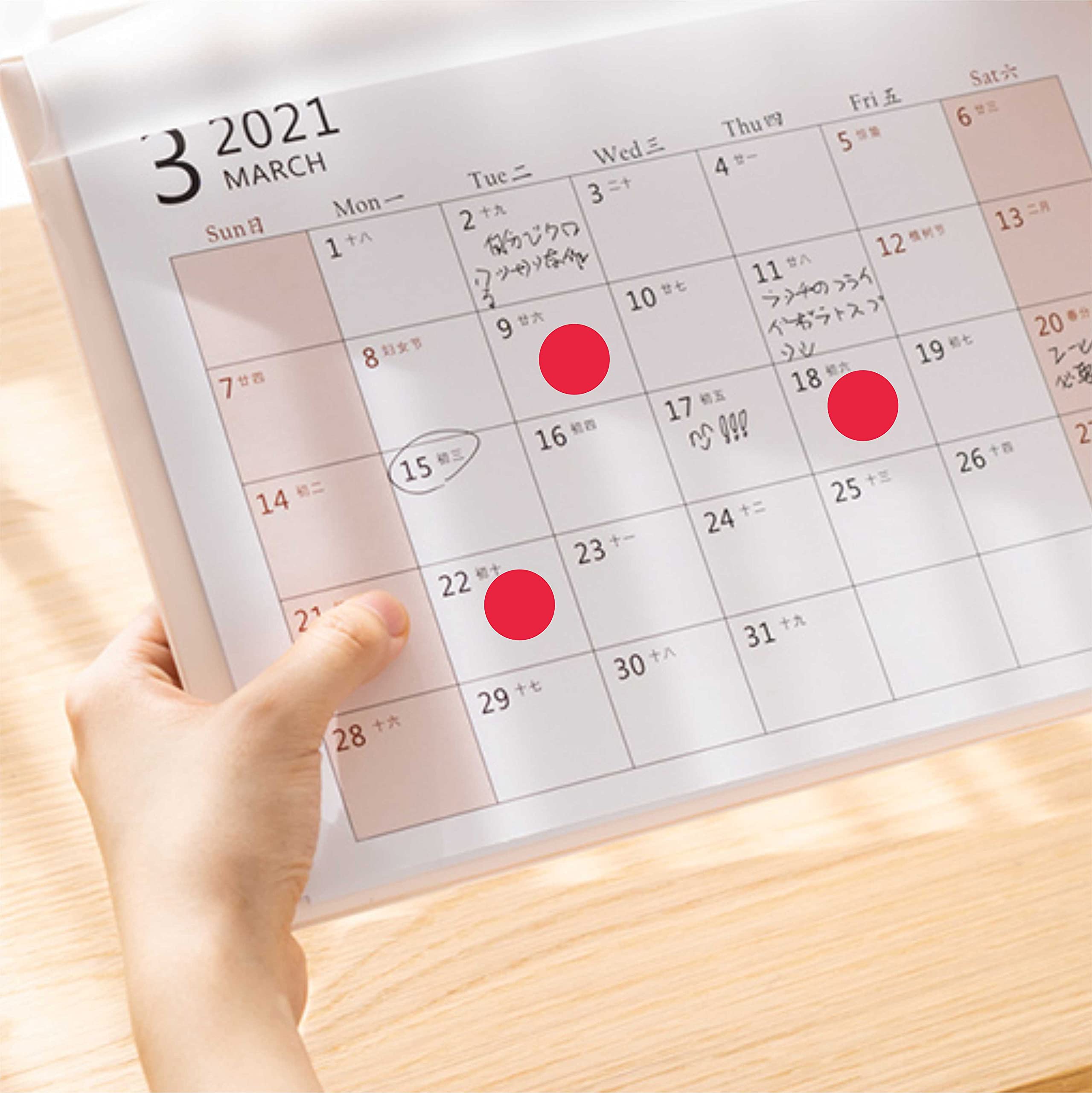 Snapklik.com : PARLAIM 1000PCS 1/2 Inch Round Permanent Color-Code Dot ...