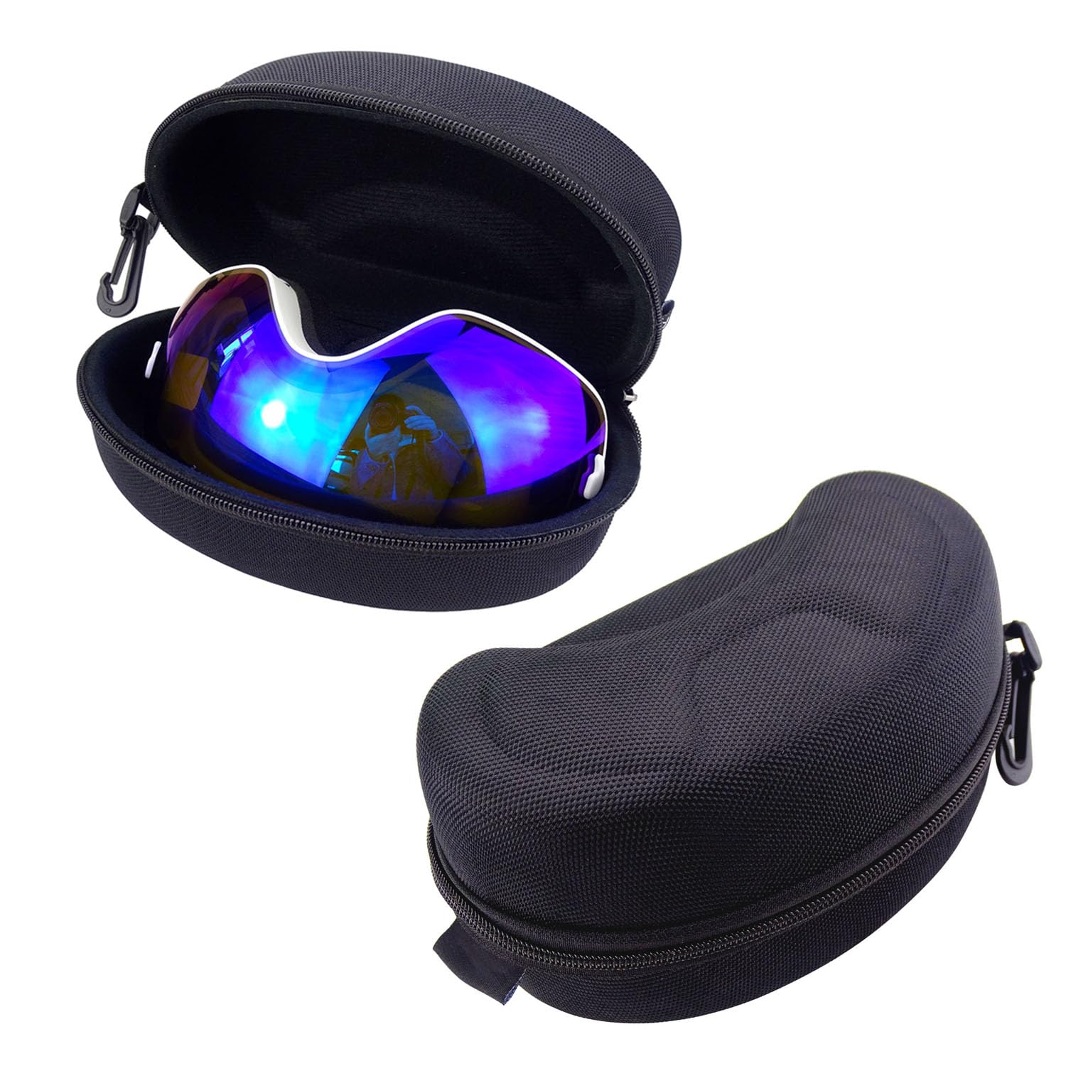 Amazon.com: Hanperal 2pcs Ski Goggles Hard Case, EVA Snowboard Goggles ...