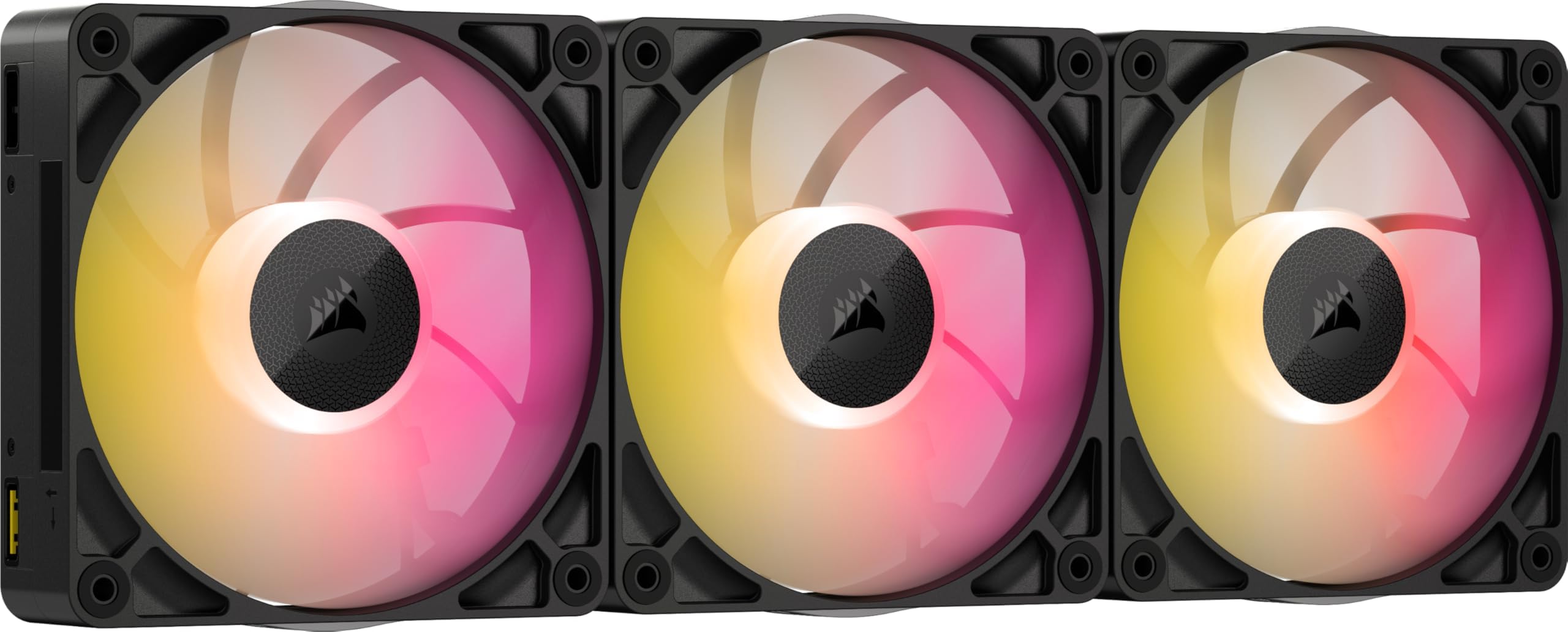 Amazon.com: CORSAIR iCUE Link LX120 RGB 120mm PWM Fans Triple Pack – Dual Light Loops – Includes ...