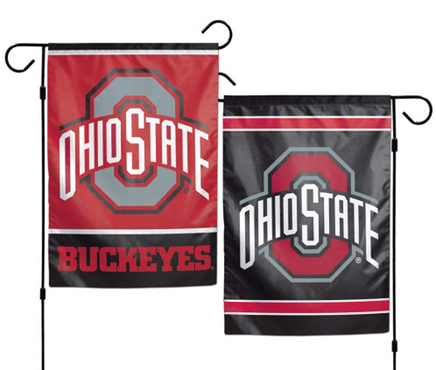 Amazon.com : WinCraft Ohio State Buckeyes Polyester 12"X18" 2 SIDED ...