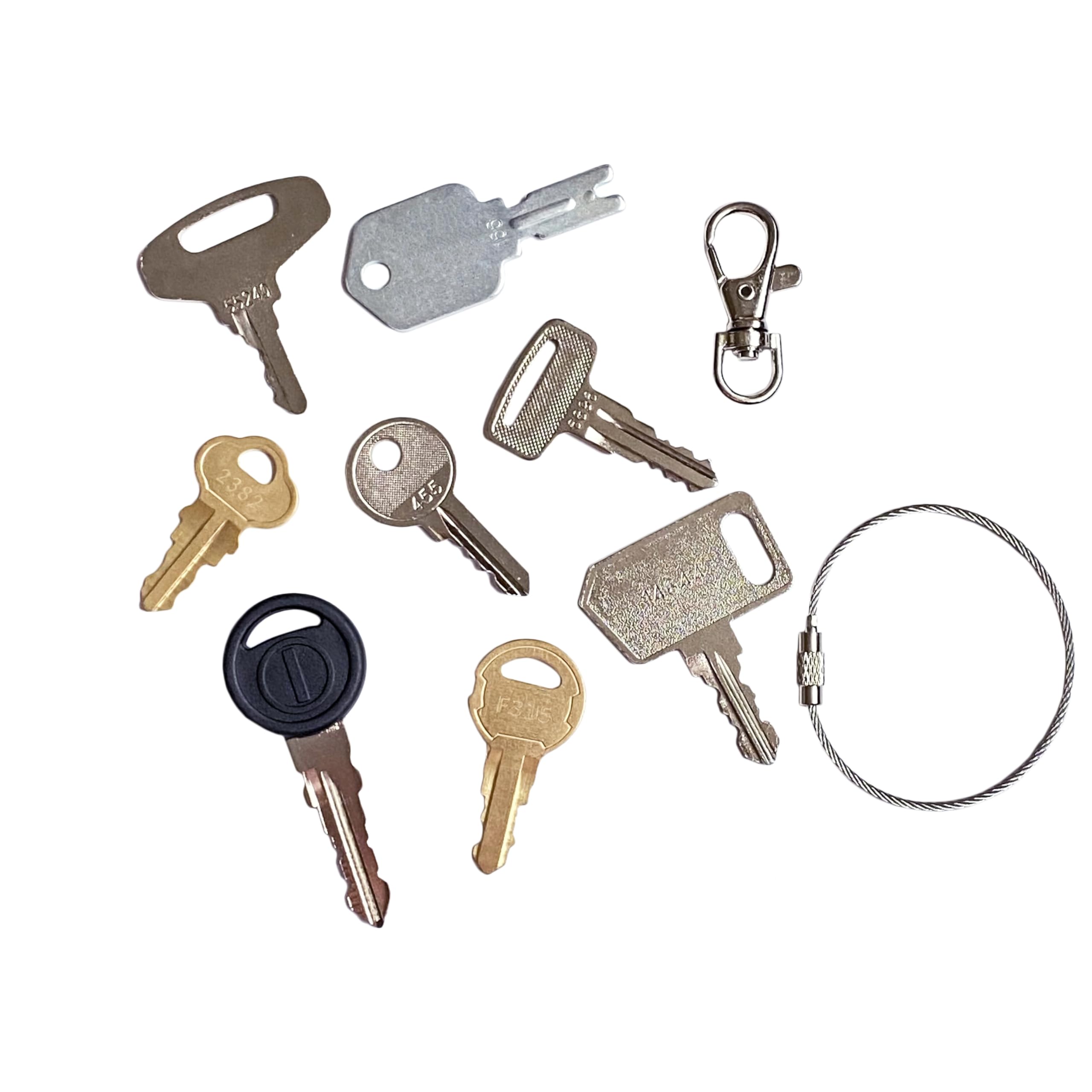 Amazon.com: KeyPower (8) Key Set for Tennant Equipment,Sweeper,Nobles ...