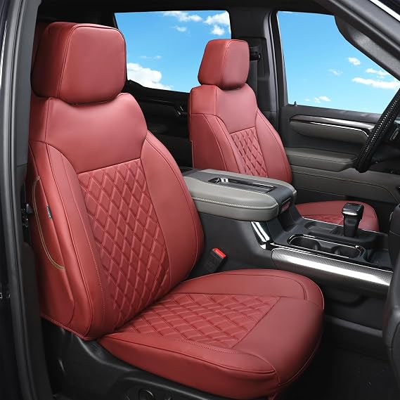 Amazon.com: TANDI Custom Fit Silverado & GMC Sierra Seat Covers,2 Front ...