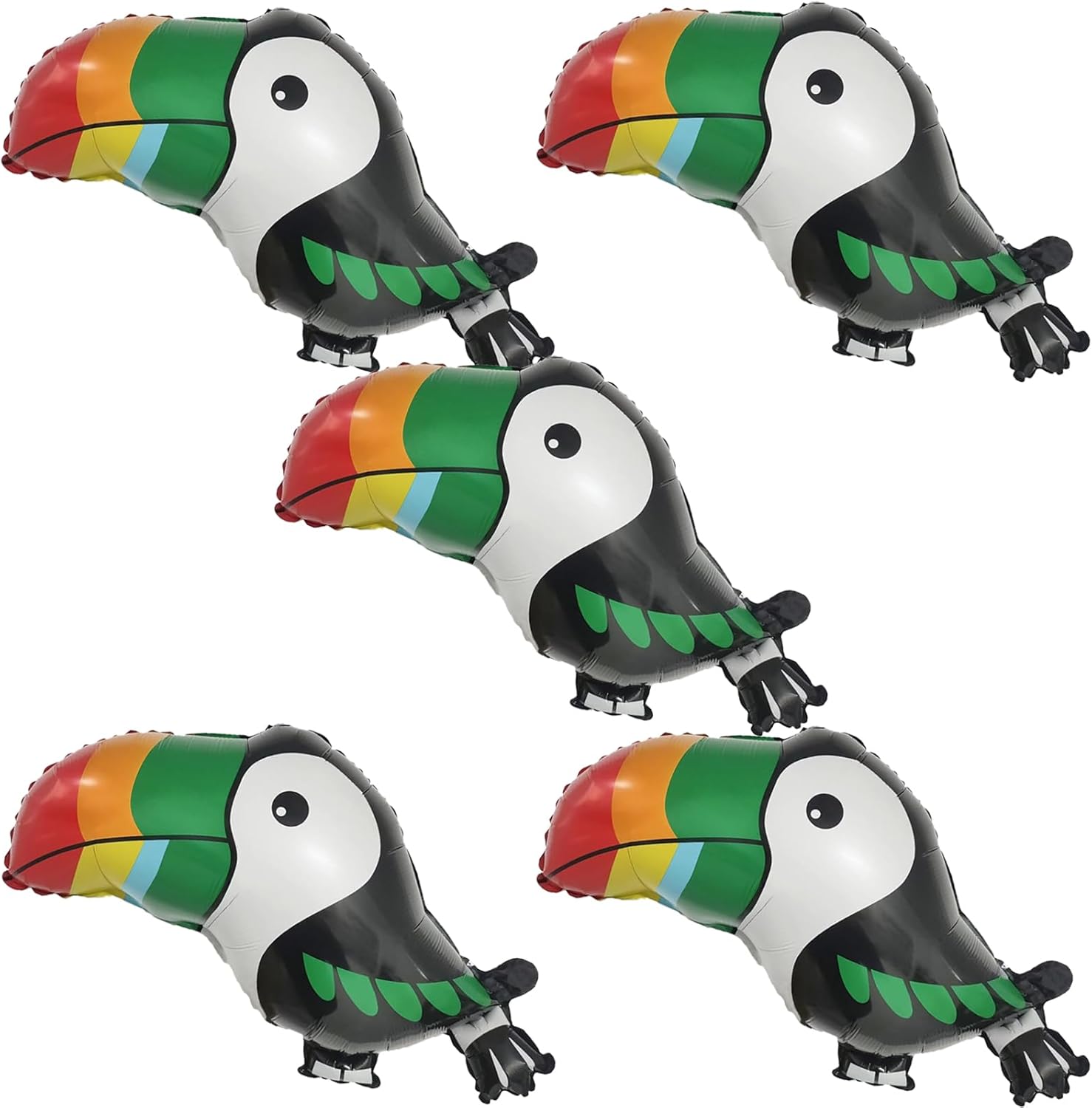 Amazon.com: Toucan Foil Balloons Tropical Birds Decorations Tropical ...