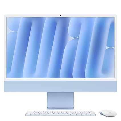 Apple 2024 iMac All-in-One Desktop Computer with M4 chip with 10-core ...