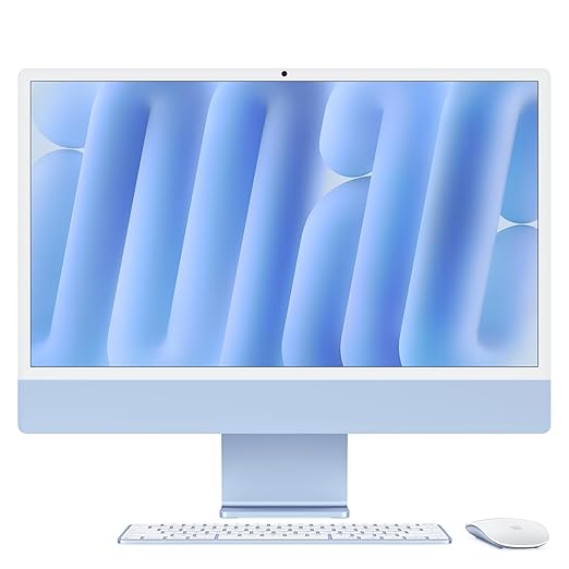 Apple 2024 iMac All-in-One Desktop Computer with M4 chip with 10-core ...