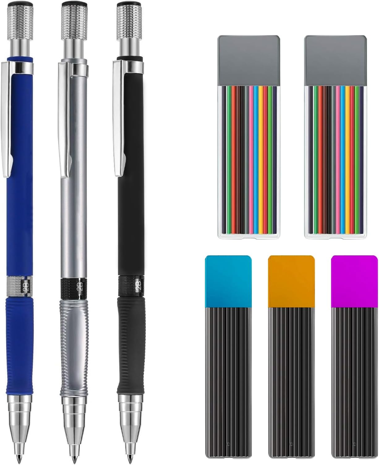 KHDULQ 8 Pezzi Portamine Abito, Set Matite da Disegno, 3 Portamine 2mm ...