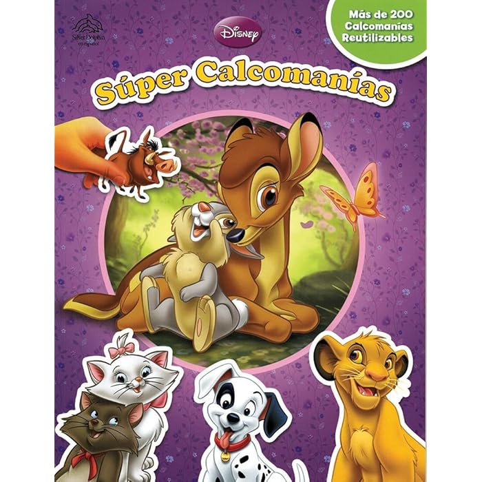 Buy Super calcomanias / Super Sticker Book: Los aristogatos & Bambi ...