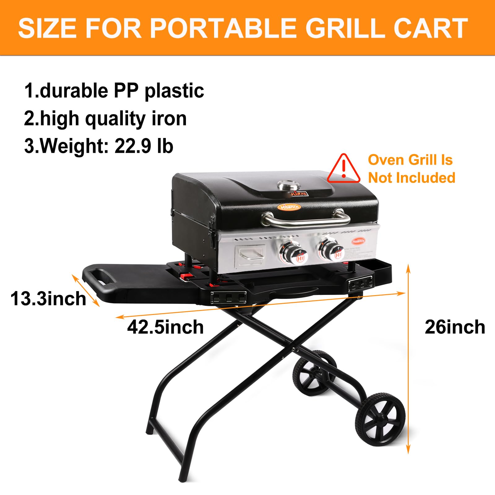 Snapklik.com : Grill Stand For Weber Q1200, Q1000, Q2200, Q2400, Q2000 ...
