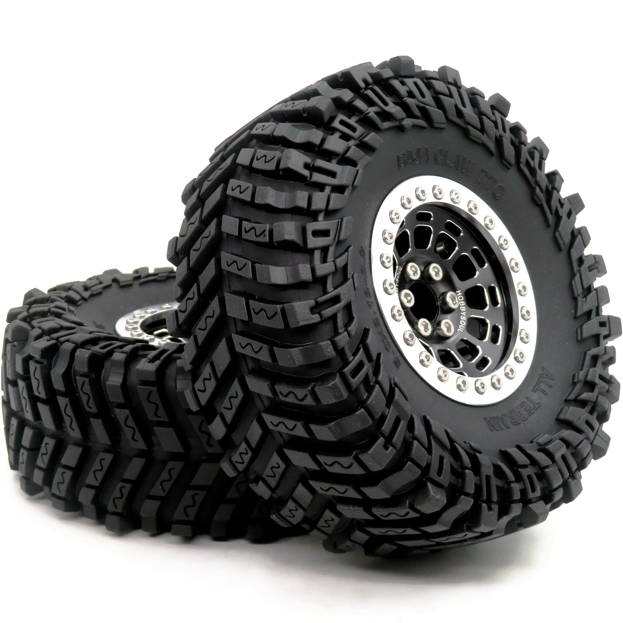 Snapklik.com : HOBBYSOUL All Terrain 2.2 Tires Tyres Height 5.0 & 2.2 ...