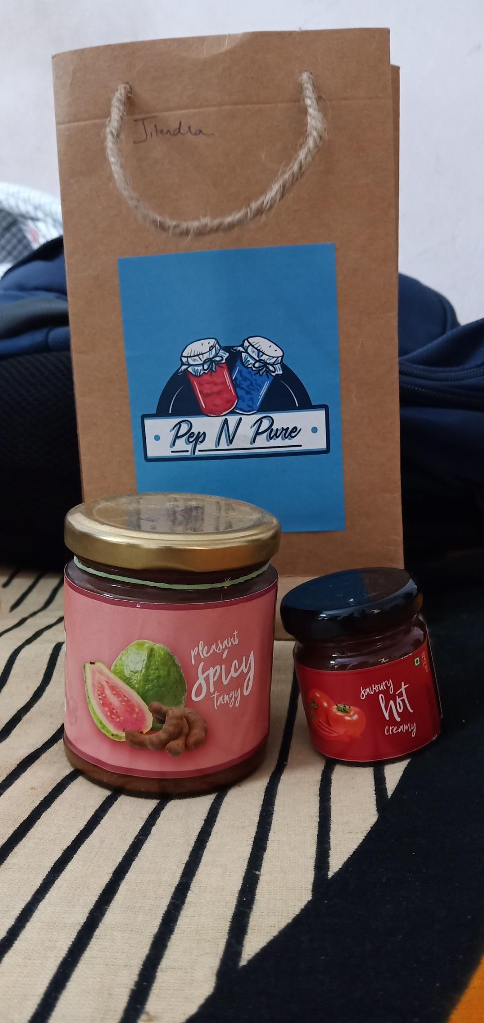 Pep N Pure 100 % Pure Guava Tamarind Fruit Jam, 230 GSM jar : Amazon.in ...