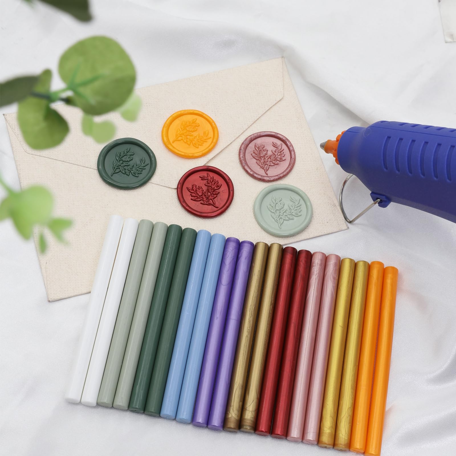 Snapklik.com : 52pcs Antique Gold Wax Sealing Sticks, Andotopee Glue ...
