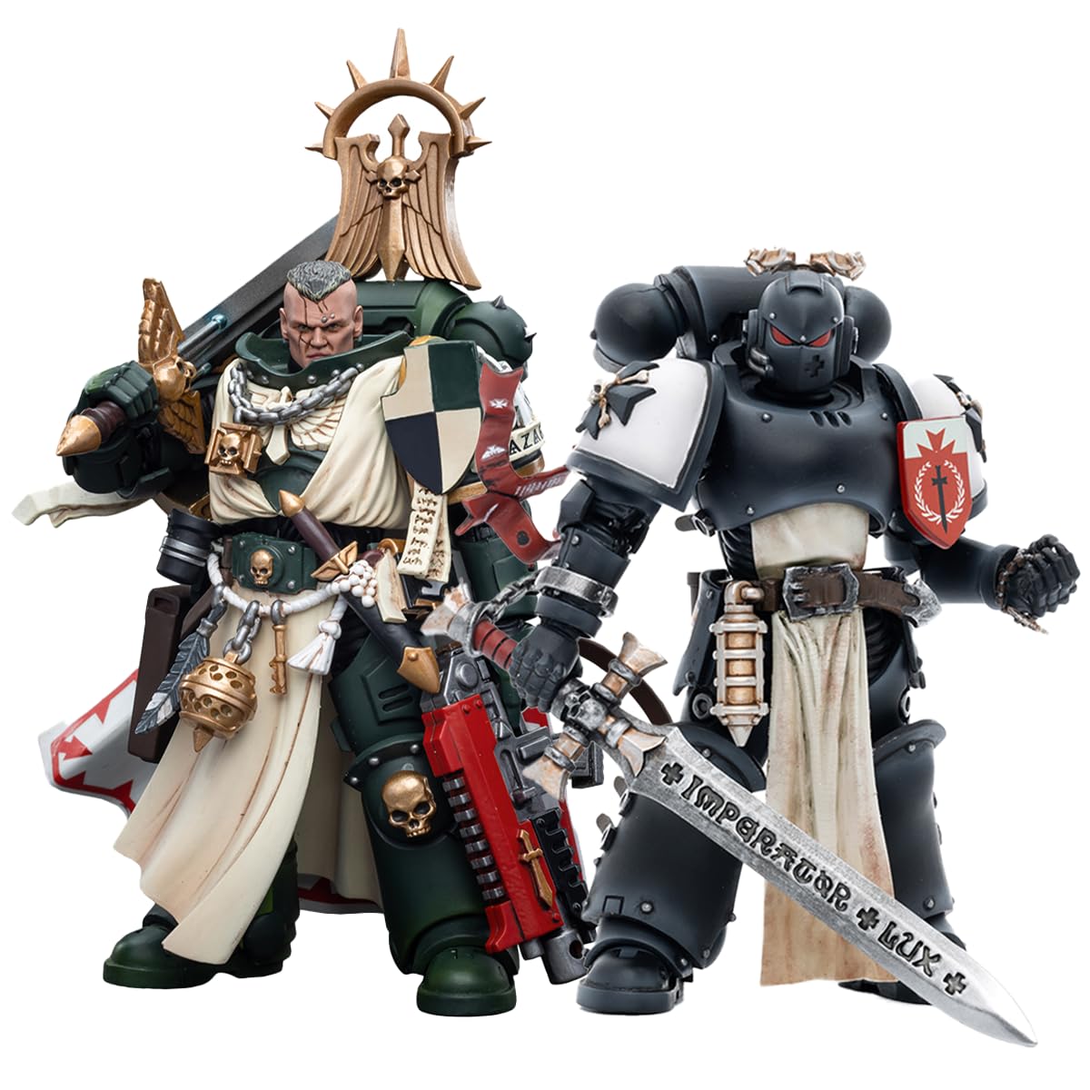 Snapklik.com : Warhammer 40,000 1/18 Action Figure Black Templars The ...