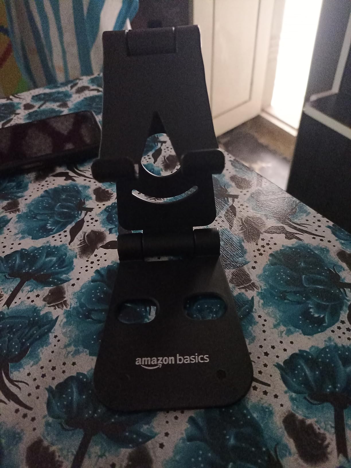 Amazon Basics Dual-Folding Cell Phone and Tablet Stand, Adjustable ...