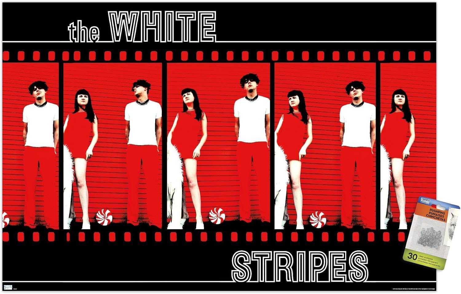 Amazon.com: Trends International The White Stripes - Film Strip Wall ...