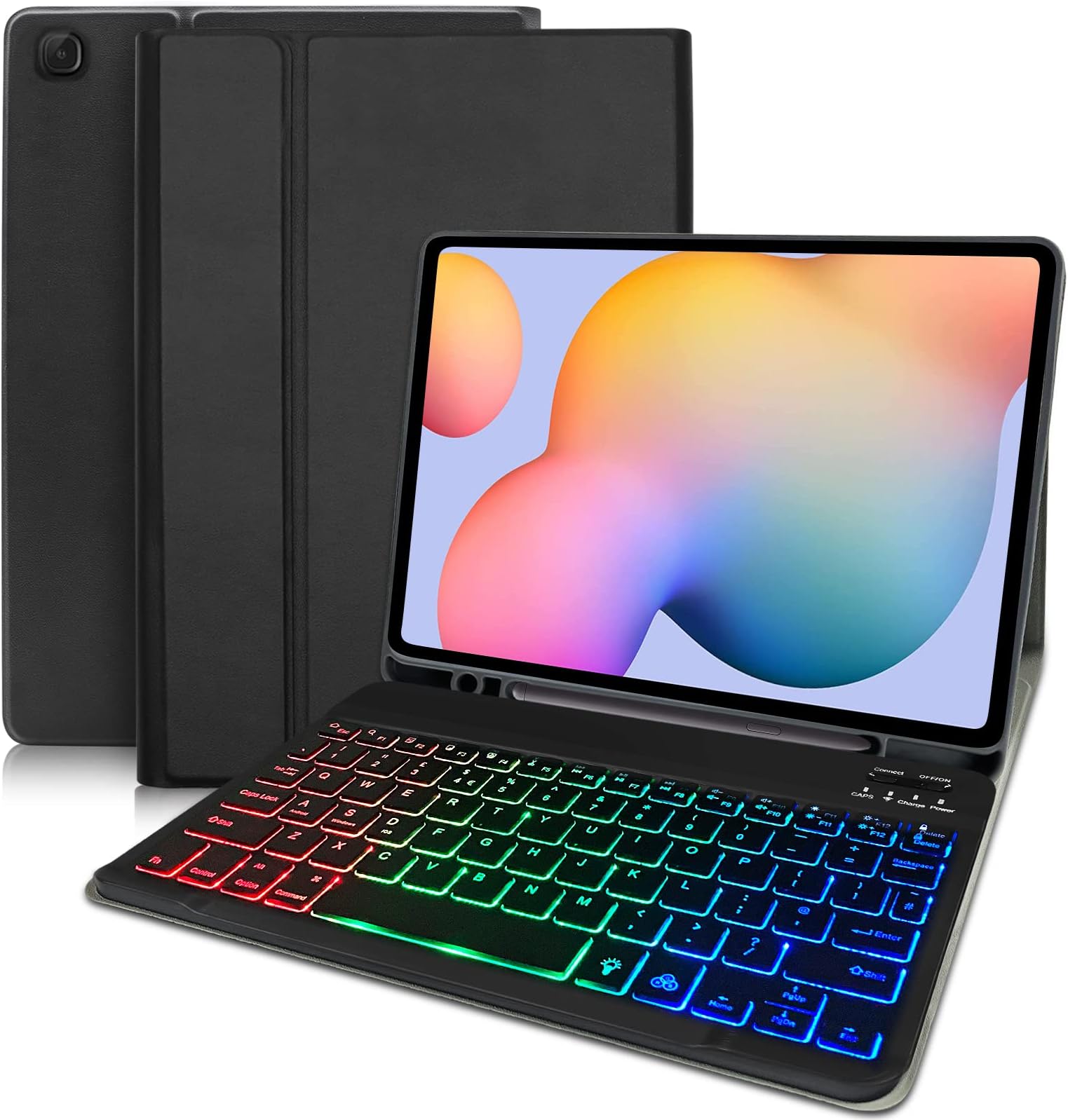 YUEJIDZ Keyboard Case for Samsung Galaxy Tab S6 lite 2024,Slim Smart ...