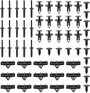 MOTOALL Pack of 60 6506007AA Grille Fender Flare Hardware Kit 6503598 ...
