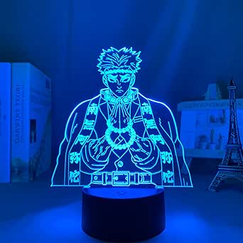 Led Light Anime Demon Slayer Himejima Gyomei for Child Bedroom Decor ...