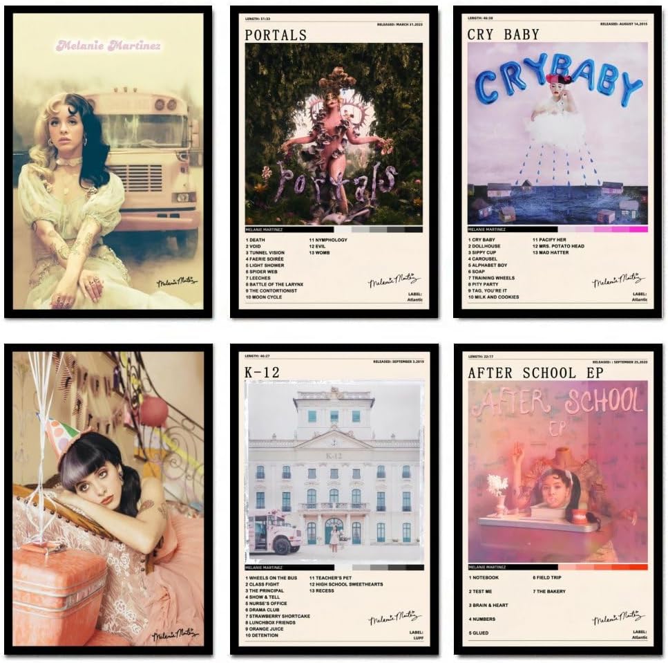 Amazon.com: FXiaoy Melanie Poster Martinez Unframed (Set of 6 ...