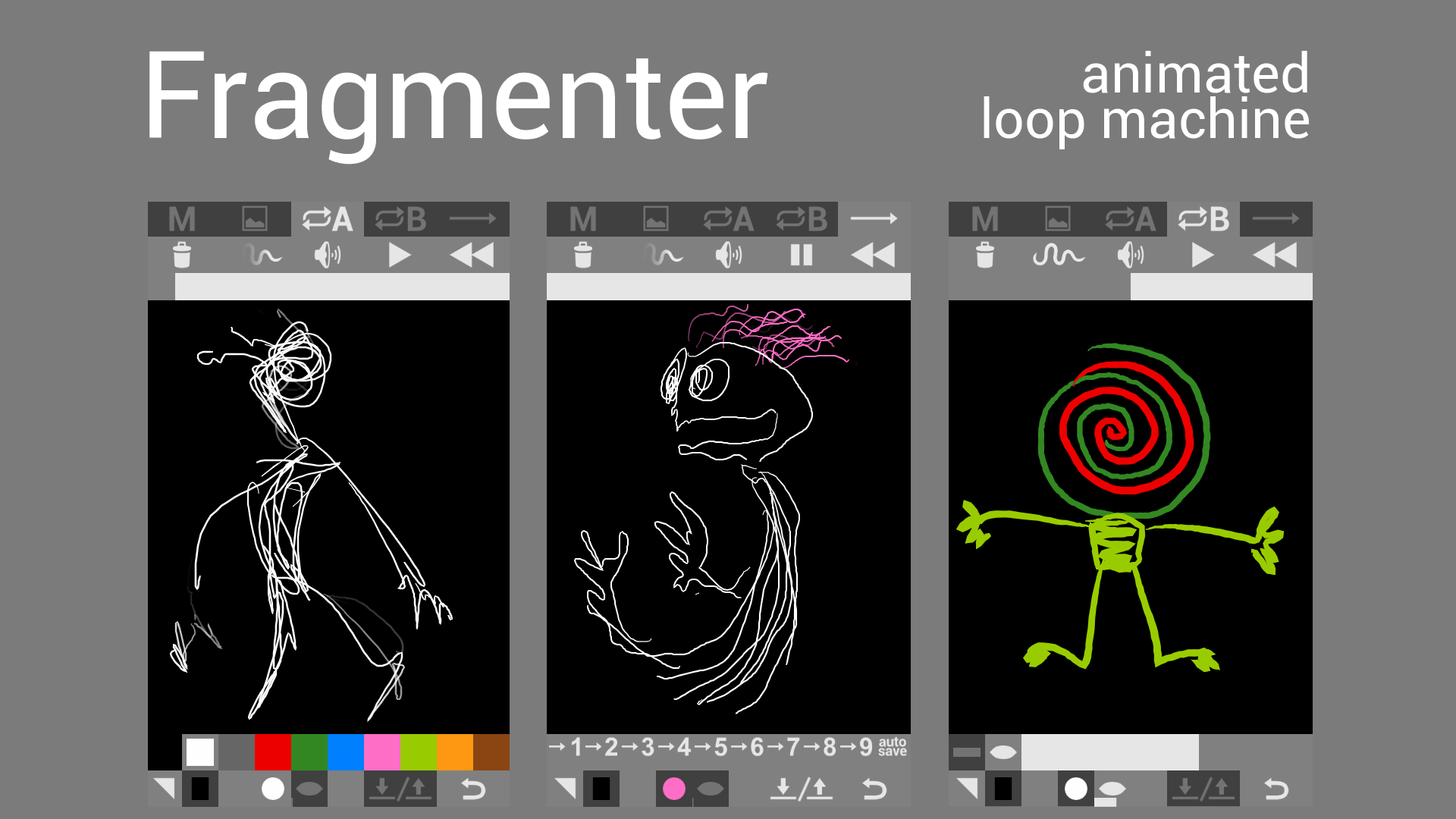 Aplicación Fragmenter Lite - animated loop machine en Amazon Appstore