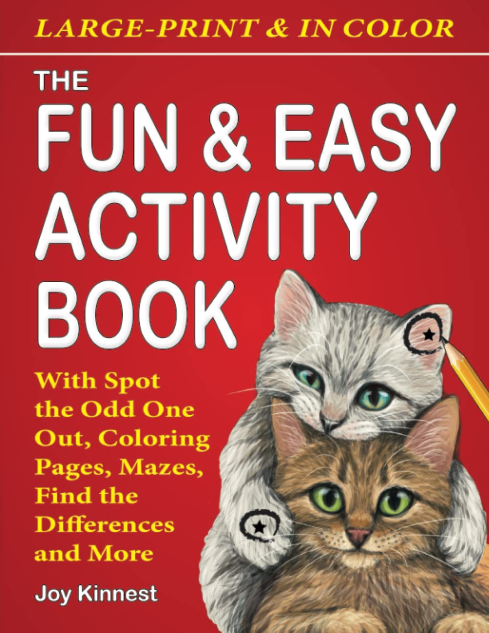 Buy The Fun & Easy Activity Book: With Spot the Odd One Out, Coloring ...