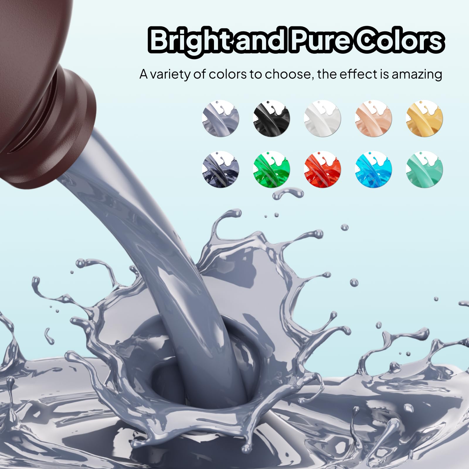 Snapklik.com : 8K Water Washable 3D Printer Resin, Low Odor, High ...