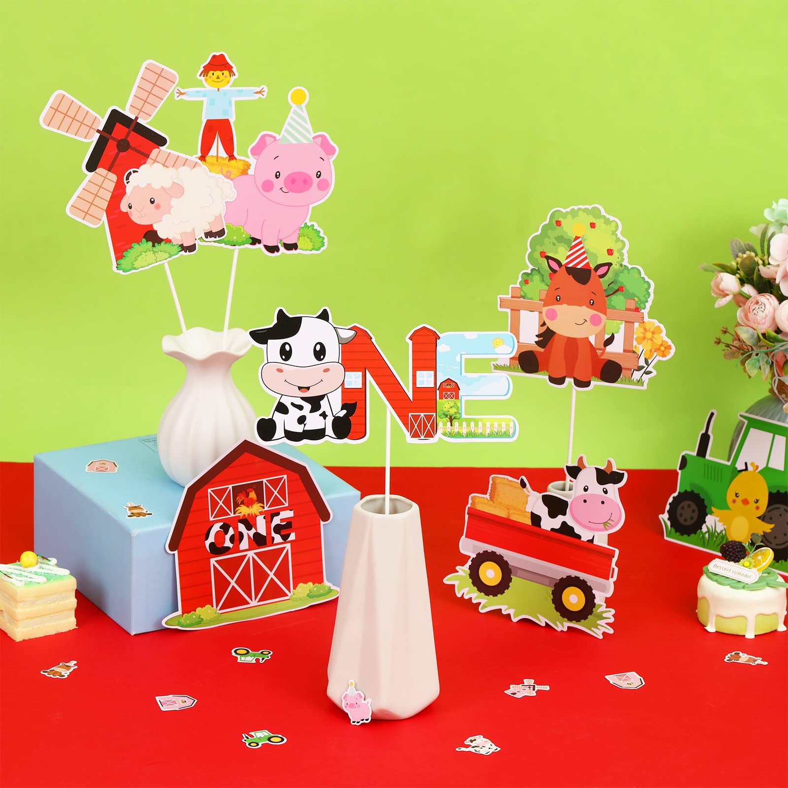 Barnyard Party Centerpieces Farm Theme Centerpieces For My Sons 1st
