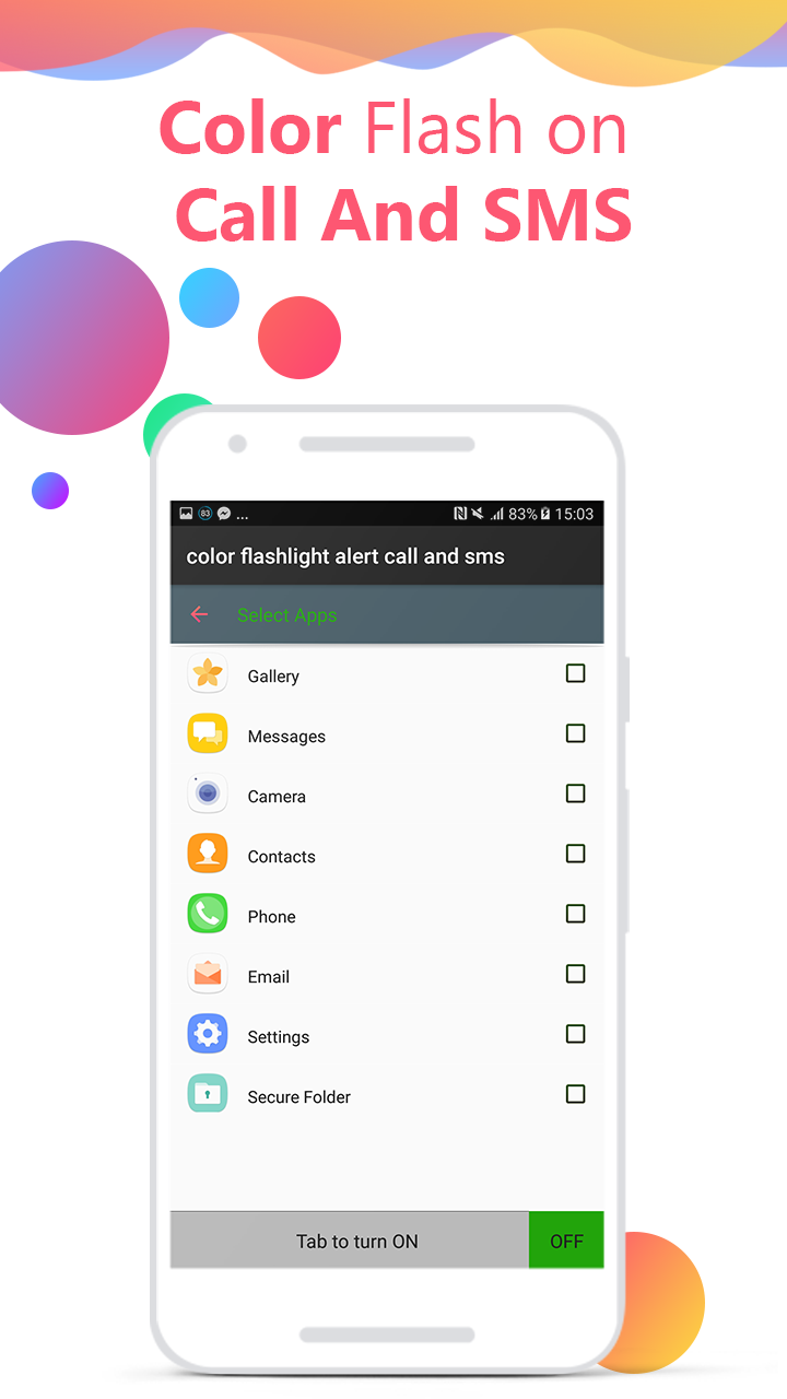 Flash on Call-Color flashlight alert Call and SmS - App on Amazon Appstore
