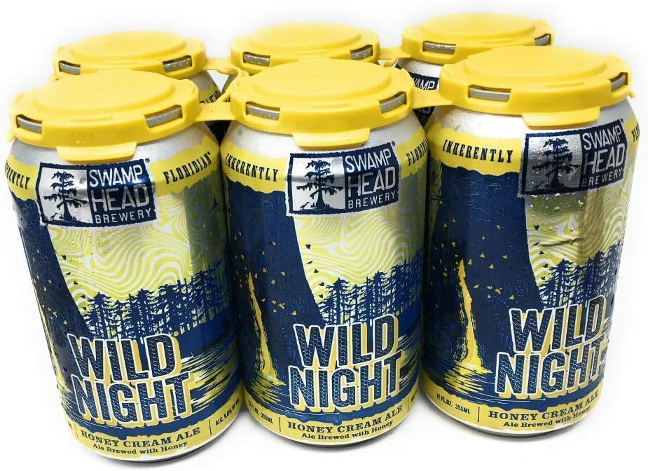 Amazon.com: Swamp Head Brewery, Cream Wild Night Honey, 6pk, 12 Fl Oz ...