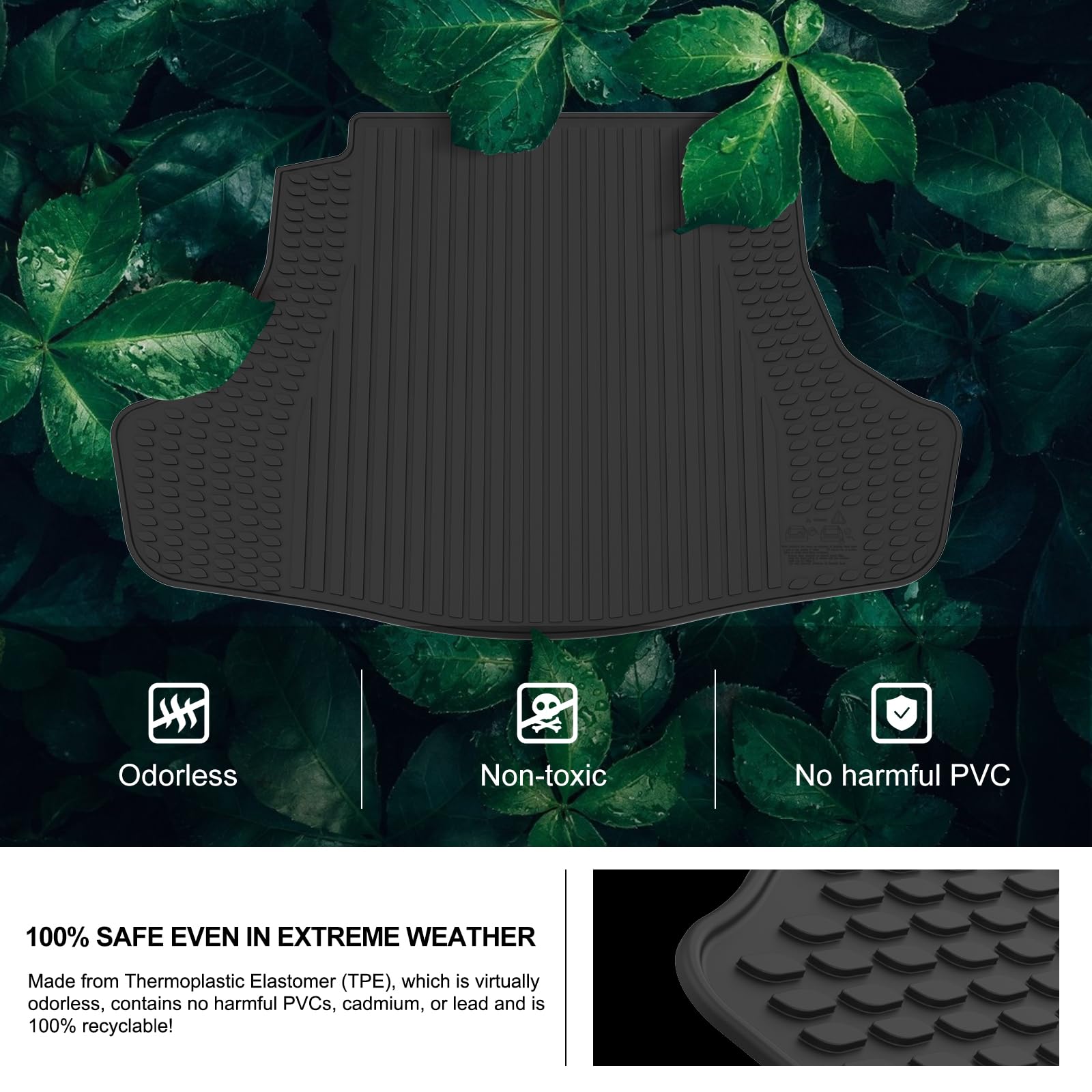 Snapklik.com : KIWI MASTER Cargo Trunk Mat For 2018-2025 Toyota Camry ...