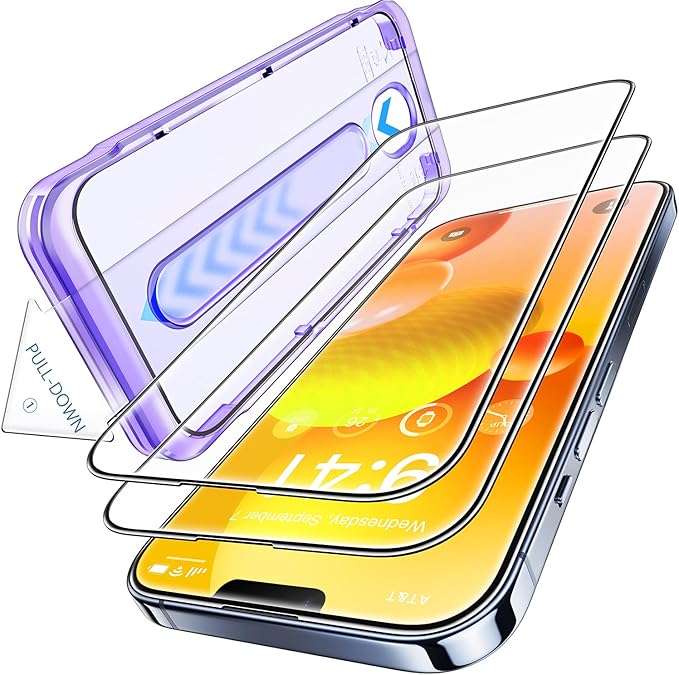 Amazon.com: Opxyl Unbreakable 9H+ Glass for iPhone 14 Screen Protector ...